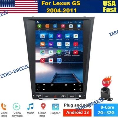 For Lexus GS300 GS350 GS430 12.8" Touch Screen Car GPS Navigation Radio ...