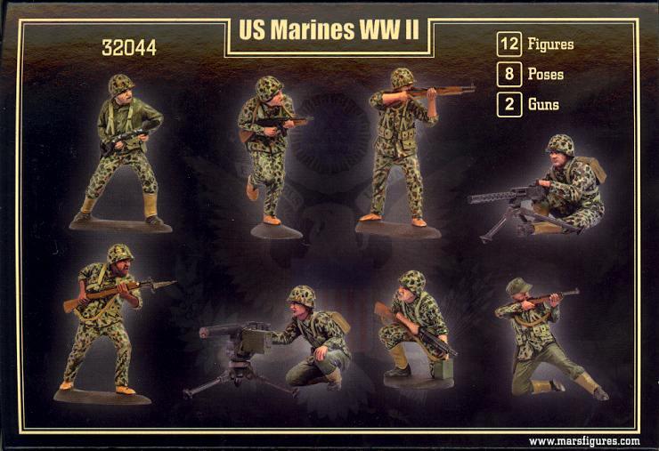 Mars Figures 1/32 U.S. MARINES World War II Figure Set | eBay