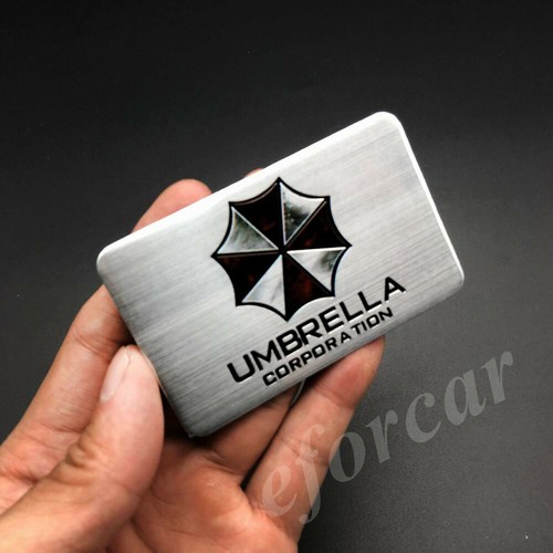 2x Resident Evil Umbrella Corporation Car Trunk Emblem Badge Decal ...