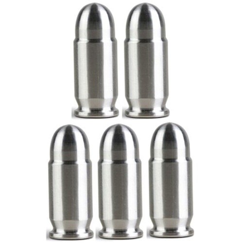 Lot of 5 - Silvertowne Mint - 1 oz .999 Fine Silver Bullet .45 Caliber ...