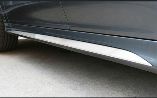 For 2020-2024 Benz GLE silver steel door side skirt anti friction trim ...