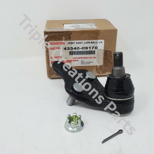GENUINE 43340-09170 TOYOTA AVALON CAMRY FRONT LOWER BALL JOINT LH OEM ...