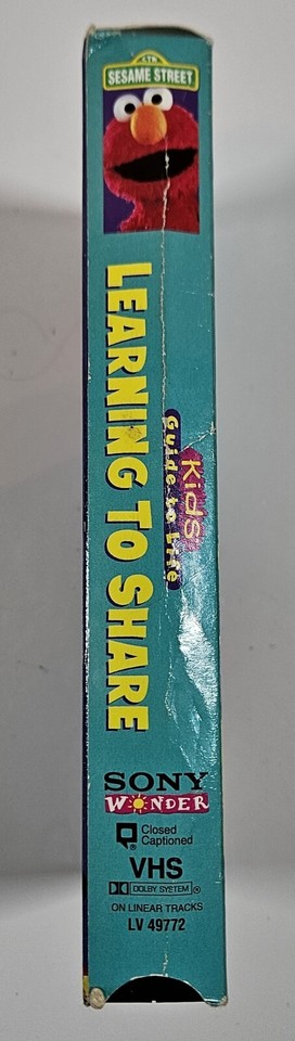 Sesame Street Kids Guide to Life: Learning to Share VHS Tape 1996 VTG ...