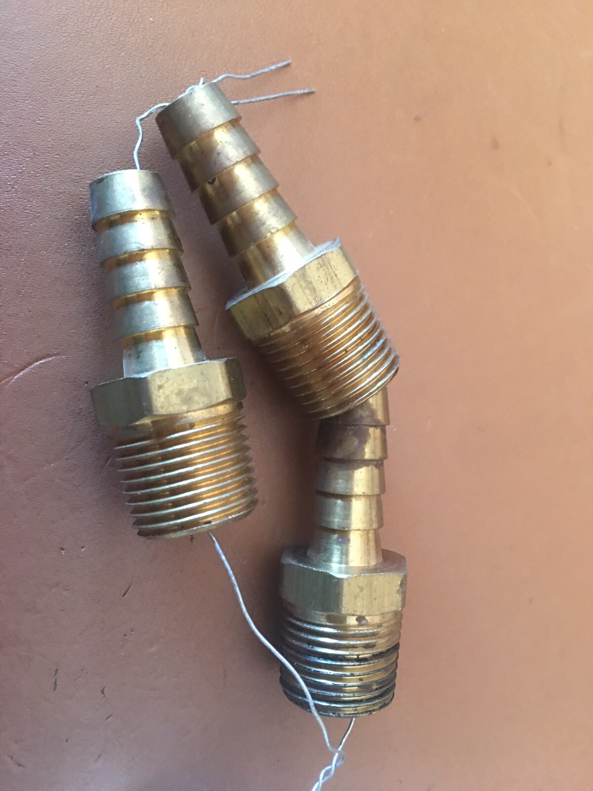 LOT OF3 NEW PARKER 125HBL-6-6 BRASS AIR FITTING 3/8" NPT 3/8" BARB | eBay