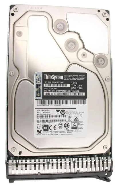 NEU Lenovo ThinkSystem 00YK035 7XB7A00046 10 TB 7,2K SAS 12G 3,5" HDD ...