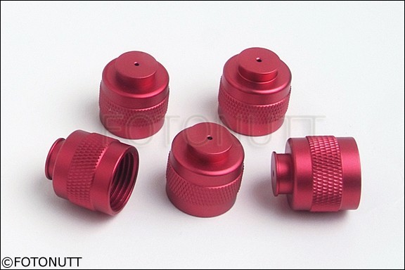 5 Paintball CO2 Tank Thread Protectors Cap Thread Savers RED Color | eBay