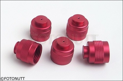 5 Paintball CO2 Tank Thread Protectors Cap Thread Savers RED Color | eBay