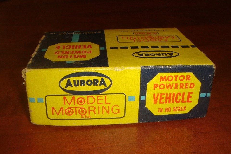 Vintage early 1960's AURORA MODEL MOTORING Mercedes HO SLOT CAR Empty ...