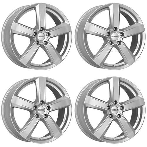 4 Dezent TU silver wheels 7.0Jx17 5x114.3 for Daihatsu Terios 17 Inch ...