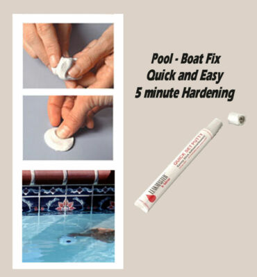 Anderson Pool Leak repair fix Epoxy Putty Boat stop leaks fill crack ...