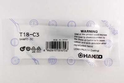 Hakko T18-C3 Shape-3C Soldering Tips | eBay