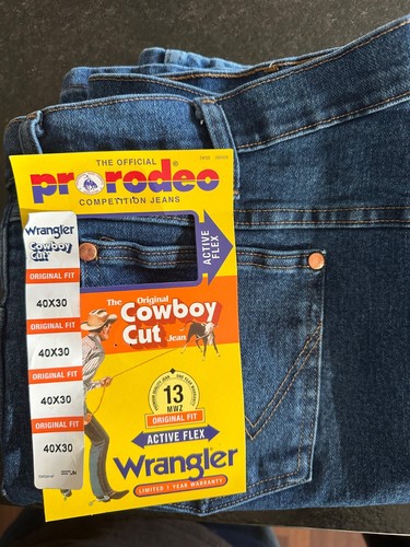WRANGLER Pro Rodeo Cowboy Cut Jeans, 40x30 | eBay