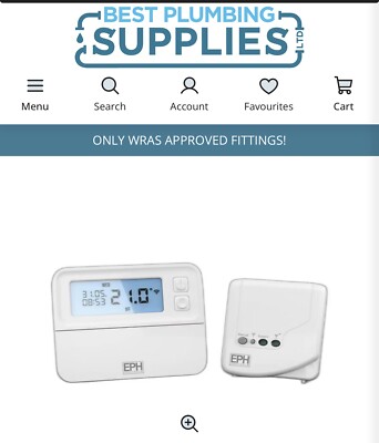 EPH cp4 Wireless Combipack 4 Programmable RF Thermostat | eBay UK