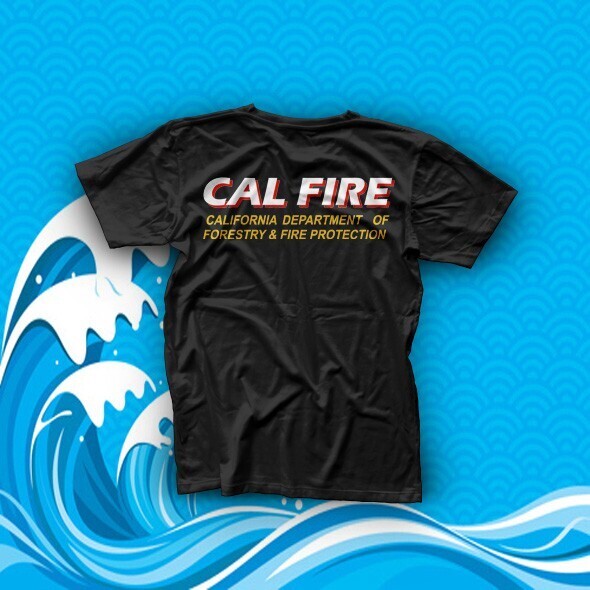 CAL-Fire Rescue California Fire Department Men's Gift Tees Multicolor T ...