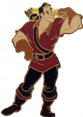 Gaston RARE LE 200 Disney Pin Beauty & the Beast Villain Muscles Arrows ...