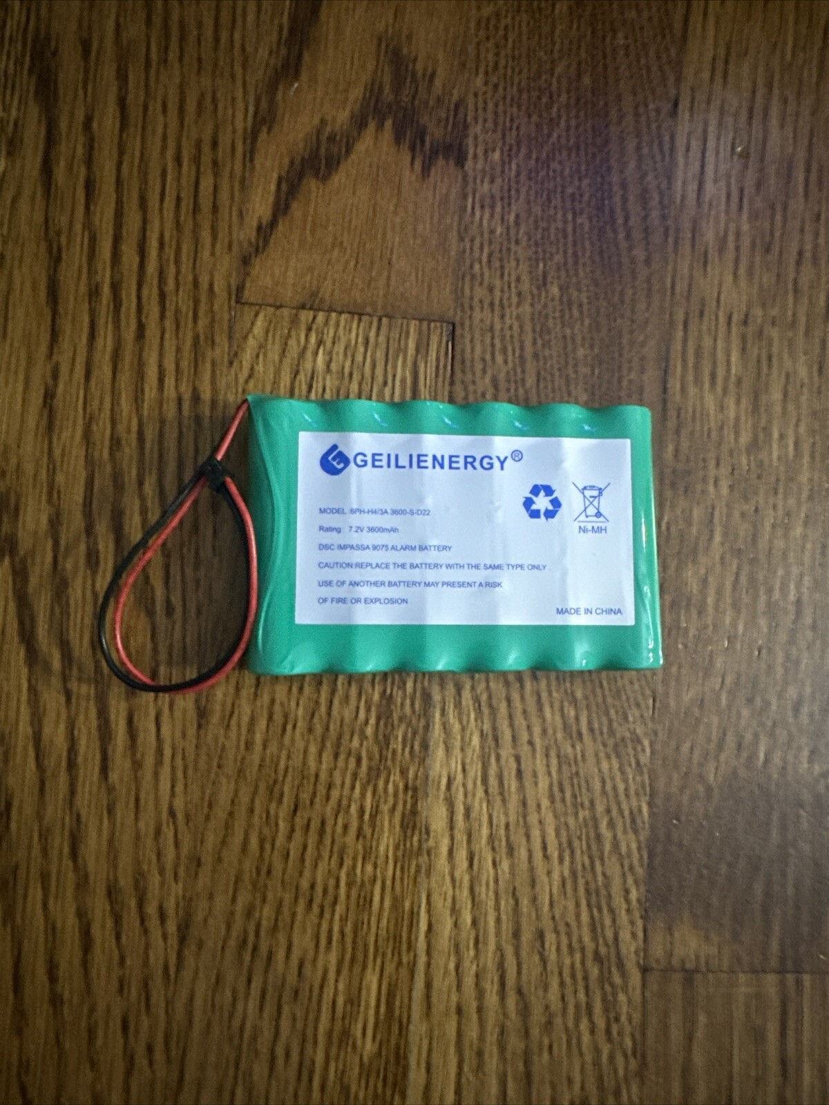 NEW - DSC 9057 BATTERY for ADT Alarm Panel 6PH-H-4/3A3600-S-D22 7.2 V ...