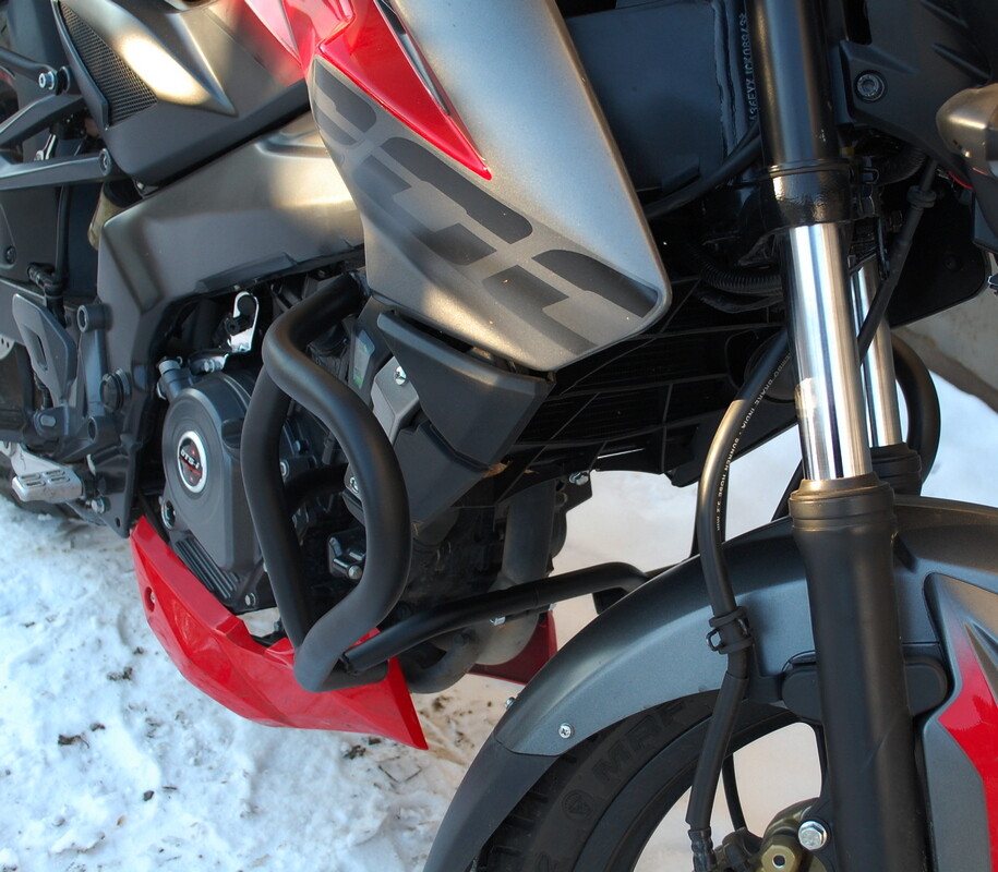 BAJAJ PULSAR NS200 ENGINE & RADIATOR GUARD MOTORCYCLE ACCESSORIES BIKE ...