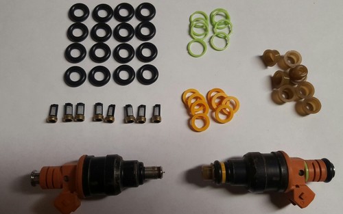 Fuel Injector Repair Rebuild Kit Set 8 Cylinder Mustang Oring Pintle ...