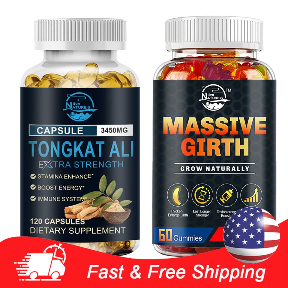 2 in 1 Max Strength Male Libido Enhancement - Stamina & Energy - Massive Girth | eBay