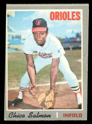 1970 TOPPS OPC O PEE CHEE MLB BASEBALL #301 Chico Salmon EX Baltimore ...