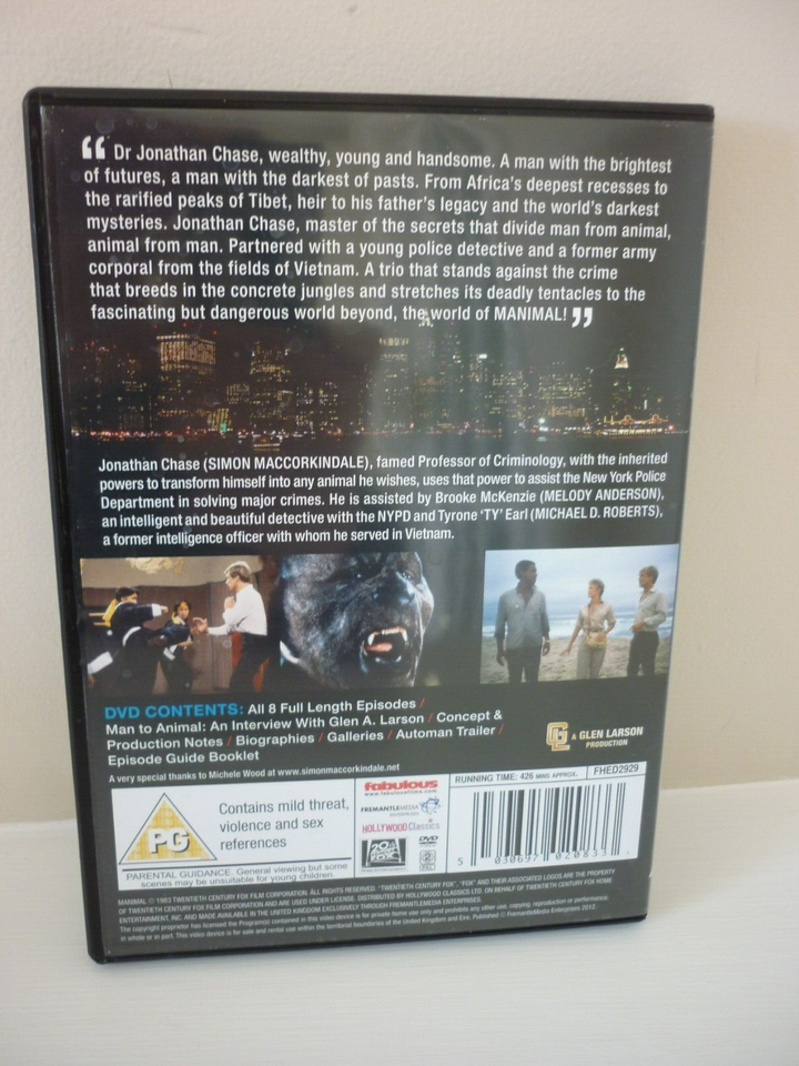 Manimal The Complete Series + Booklet Dvd Set UK R2 | eBay UK