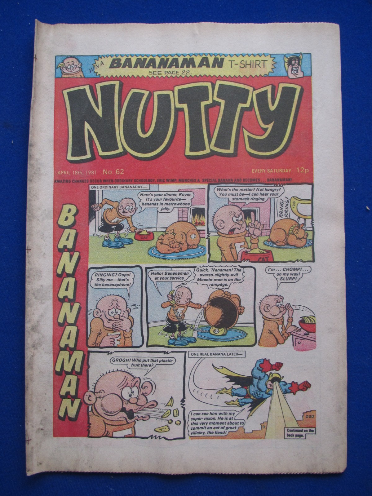 NUTTY Comic : 1980 - 1985 - Choose which issues you need !... Bananaman ...