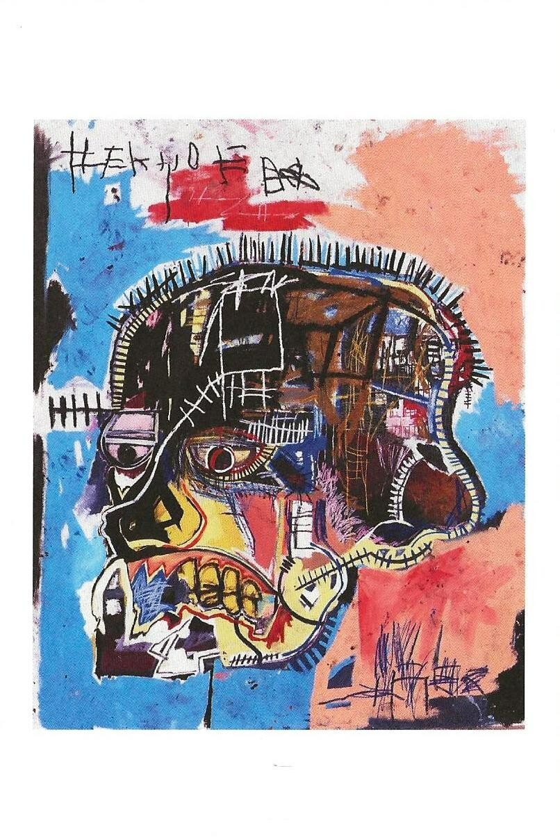 Postcard Jean-Michel Basquiat "Untitled" (Skull) 1981 The Broad Museum ...