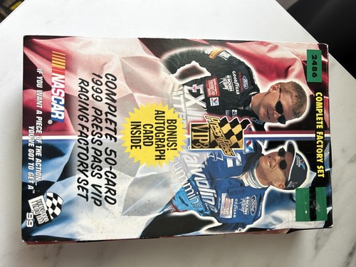 Nascar Complete 50 Card 1999 Press Pass Vip Racing Factory Set (John ...