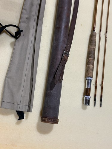 Orvis Impregnated Bamboo Fly Rod 7’6 3 7/8 oz. 2/2, w/tube&sock”H.D ...