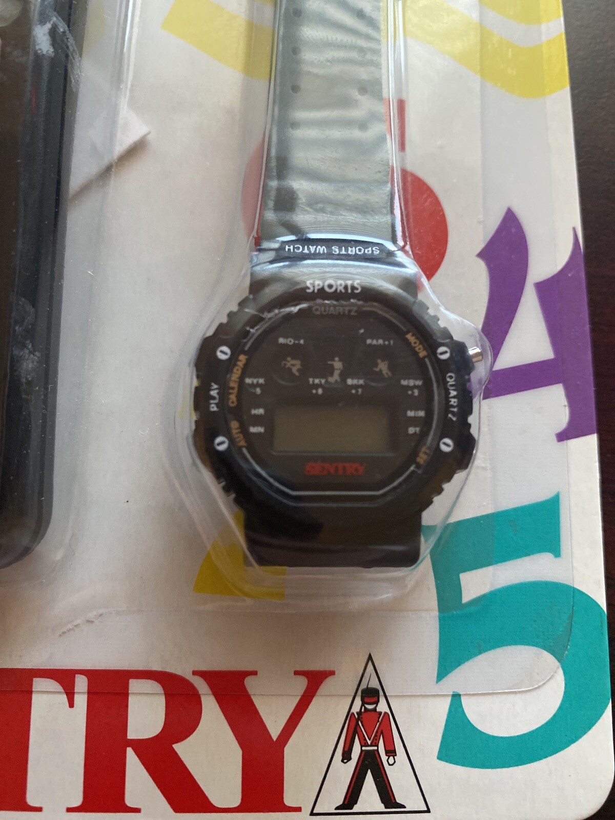 Vintage Sentry Calculator Sports Watch Combo CA339 5 Functions LCD ...