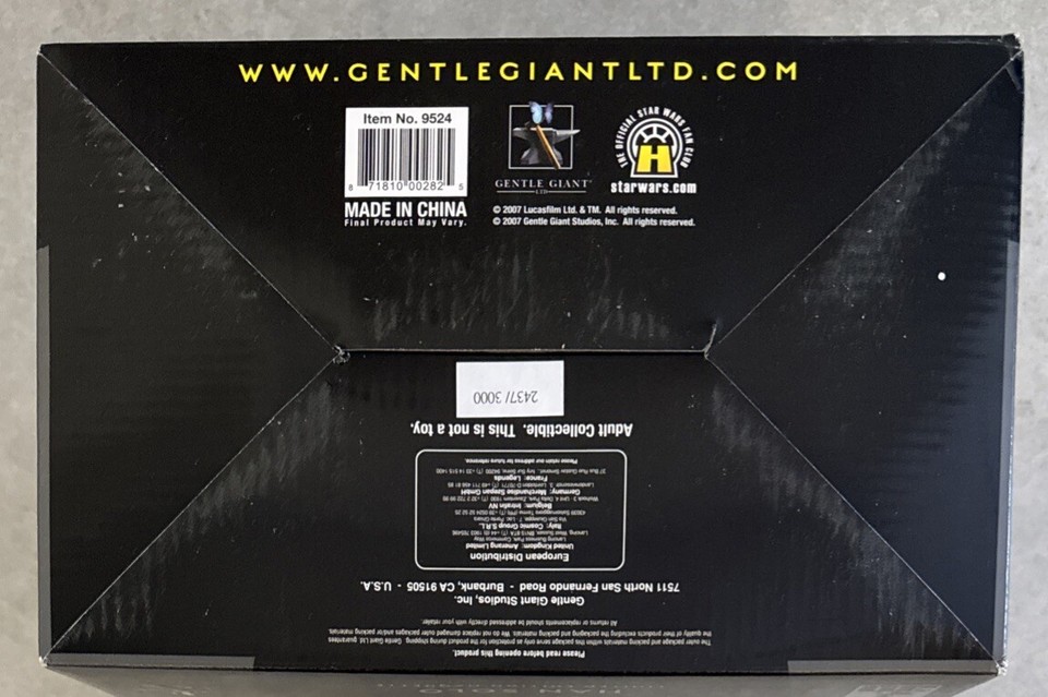 Star Wars Han Solo Animated Gentle Giant Limited Edition Maquette ...