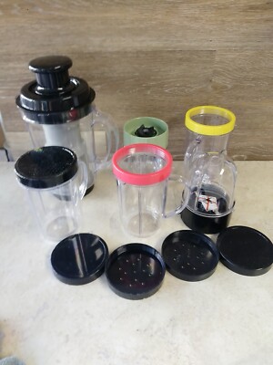 Magic Bullet Blender Mixing Plastic Jars Lot of 12 | eBay