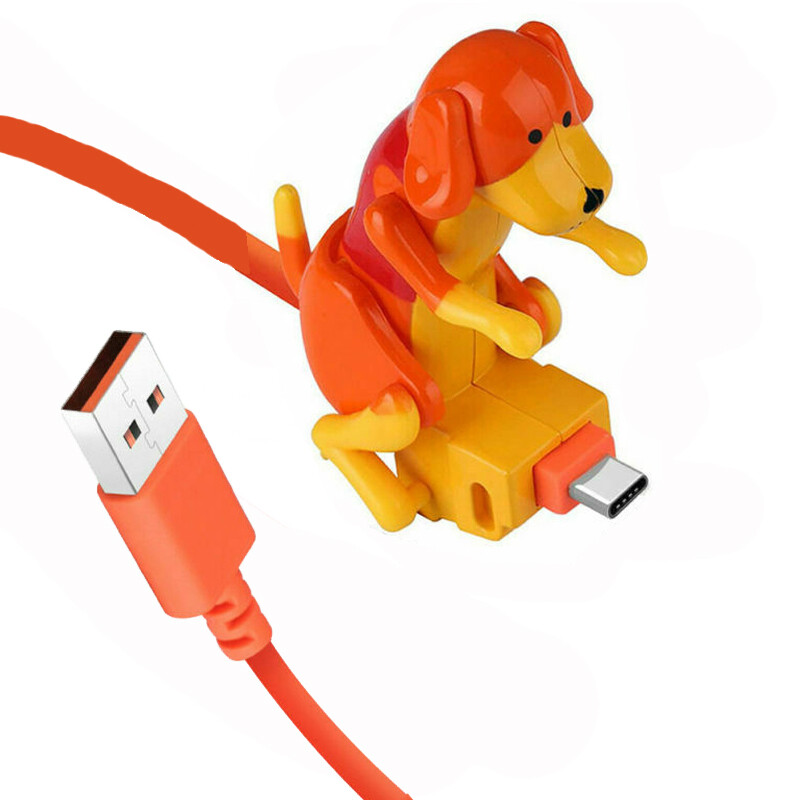 Funny Humping Dog Charging Cable Fast Charger fit for iPhone Micro USB ...