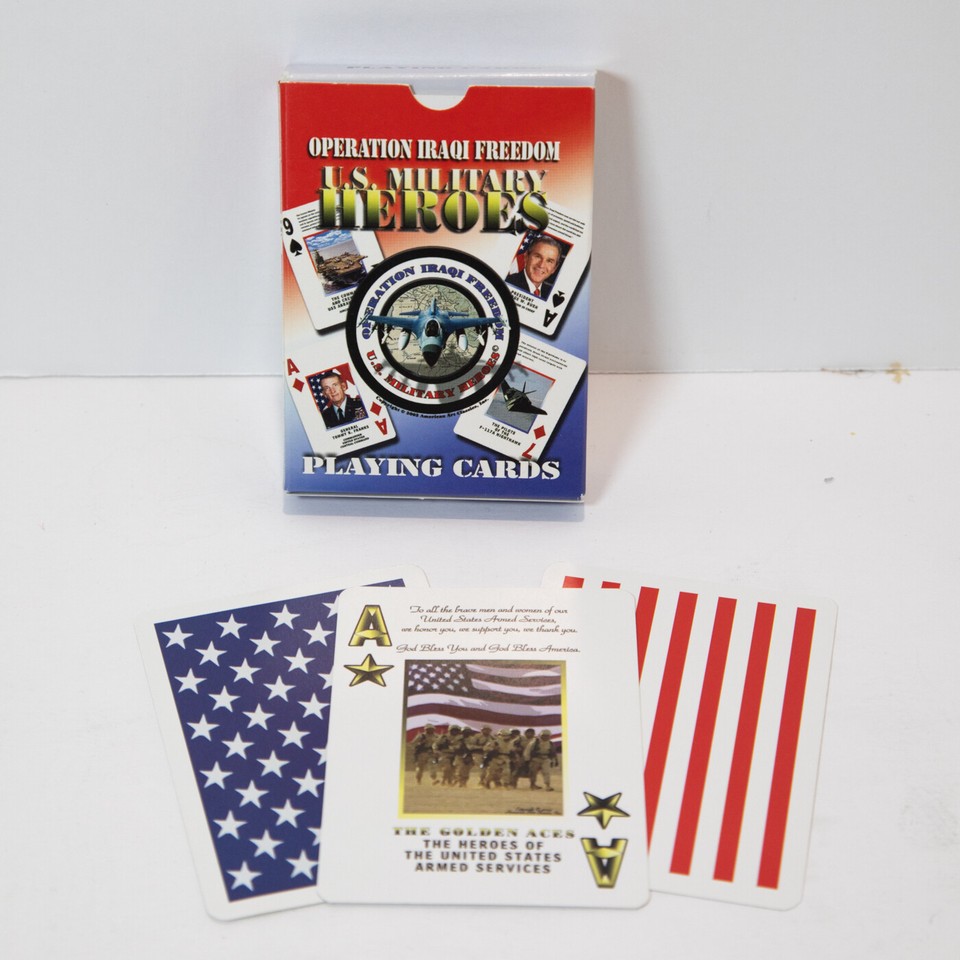 Operation Iraq Freedom U.S. Playing Cards, UPC 852128000017, Military ...