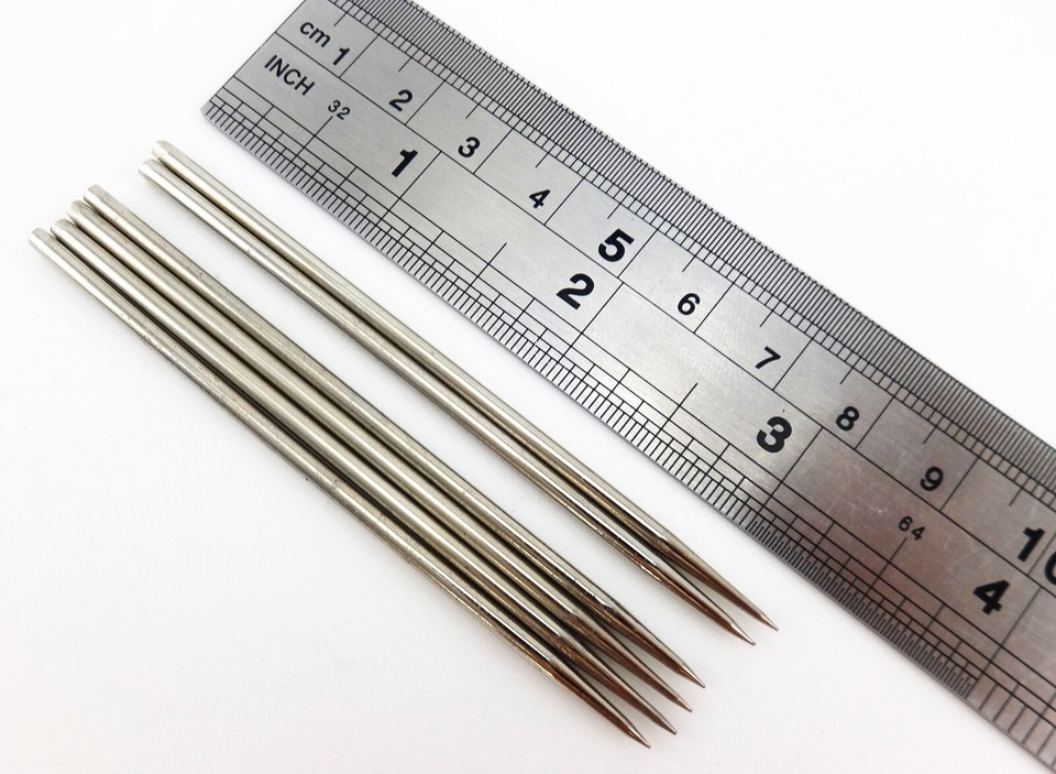 6pc 11#-1 Leather Craft Shoemaker Cobbler Sewing Stitching Round Awl ...