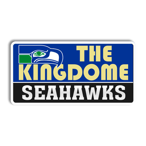 Metal sign Seattle Seahawks vintage Seattle Seahawks wall art KINGDOME ...