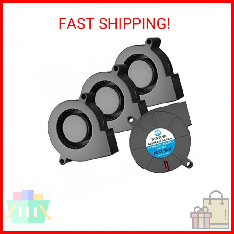 5015 Fan 24v WINSINN 50mm 5015 , 3D Printer 24 Volt Fans Blower Turbine ...