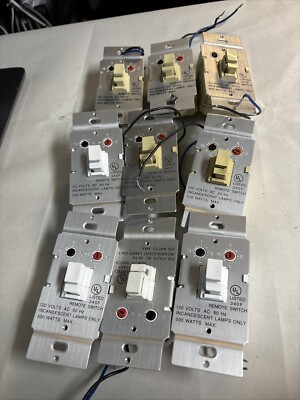 Lot 9 Radio Shack Remote Switch Incandescent Light Switch 120V 500W ...