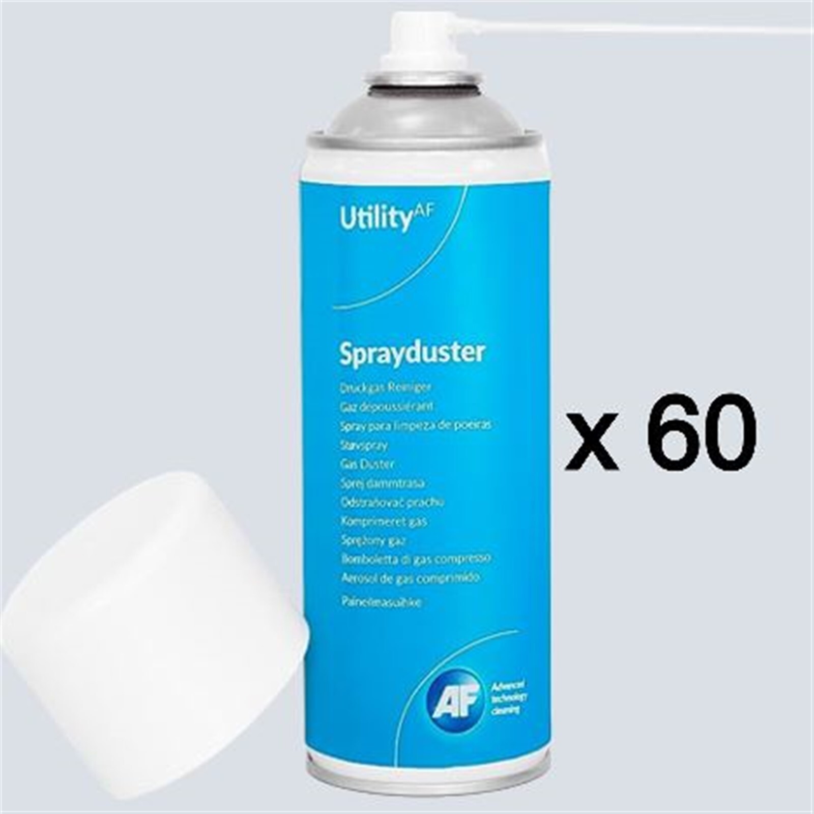 Utility AF Compressed Air Duster Spray 400ml Cleans Laptop, Keyboard ...