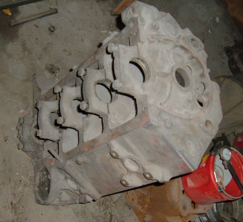 1965 CHEVROLET 327 SMALL JOURNAL CYLINDER BLOCK 3858174 K 16 5 .030 ...