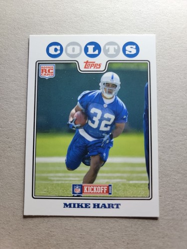 2008 Topps Kickoff - Mike Hart - #185 - Colts - Rookie Card RC | eBay