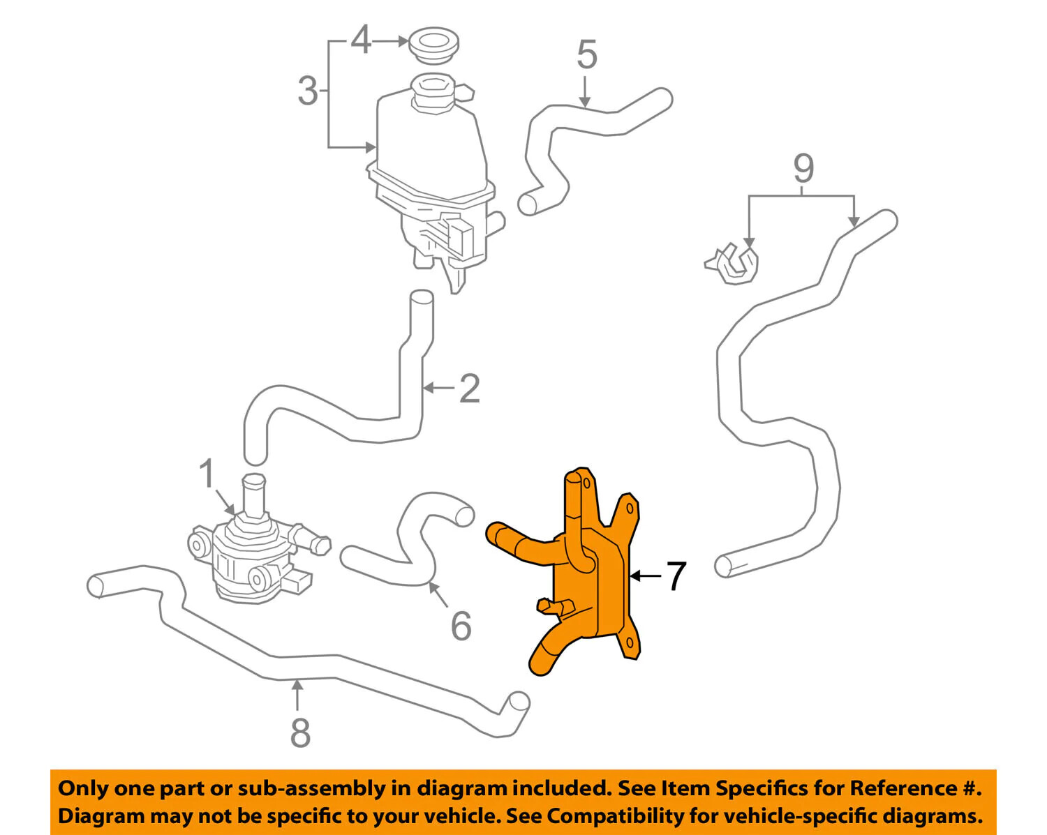 Toyota G125A-47010 Genuine OEM COOLER, MOTOR TOYOTA PRIUS ZVW5# 2015/11 ...
