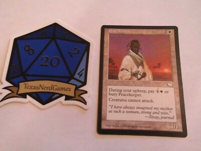 x1 Peacekeeper #2 Weatherlight MTG Magic the Gathering TexasNerdGames ...