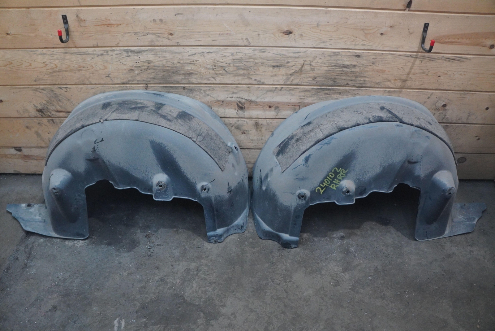 Set Rear Inner Quarter Wheel Well Liner Panel 1668847422 Mercedes GL63 ...