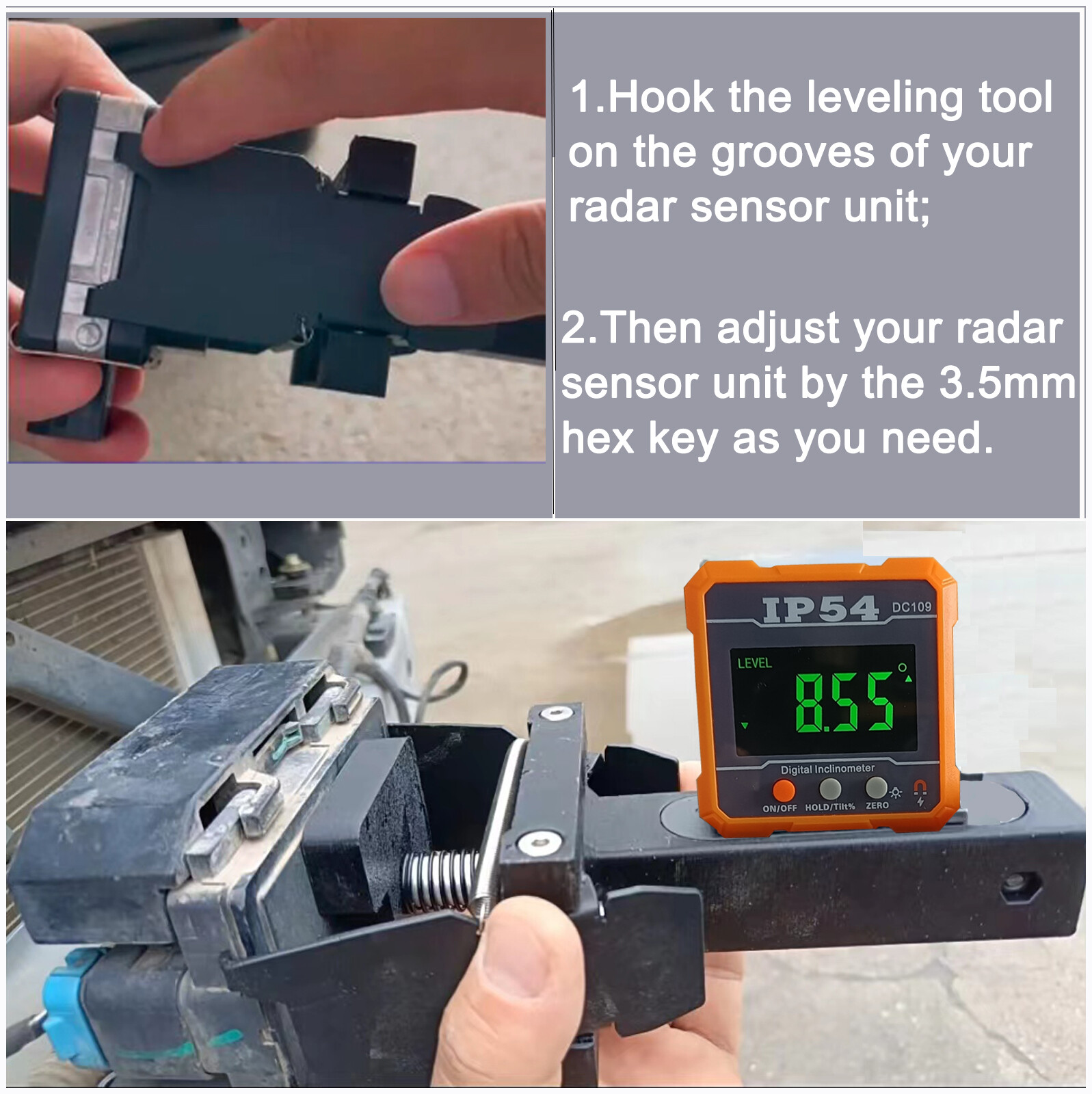ADAS Calibration Radar Angle Leveling Tool ACC Radar Sensor Positioning ...