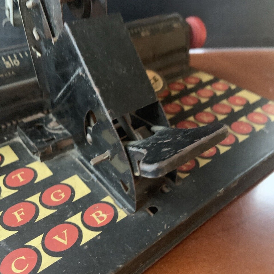Vintage Marx De-Luxe Dial Tin Toy Typewriter 1930s Made in USA | eBay