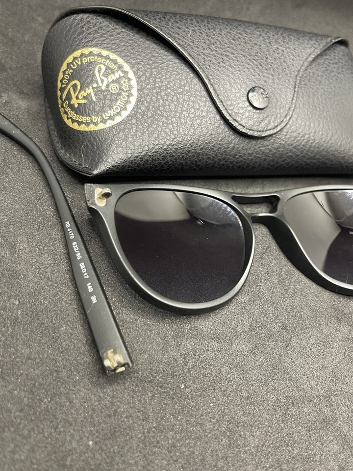 Ray-Ban RB4170 Black Matte Frame Grey Lenses 58-17 140 622/8G ...