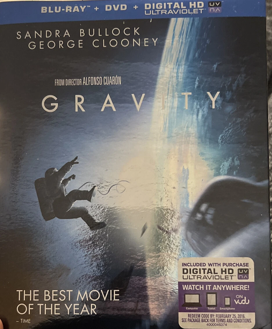 Gravity Blu Ray Cover