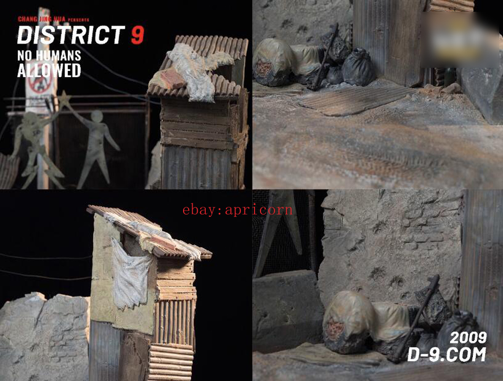 District 9 Prawns Scene Mecha CJH001 Statue Figure Collection Model ...