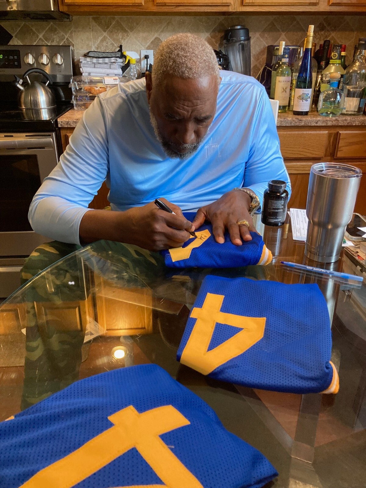 Warriors Clifford Ray signed Jersey W/COA | eBay